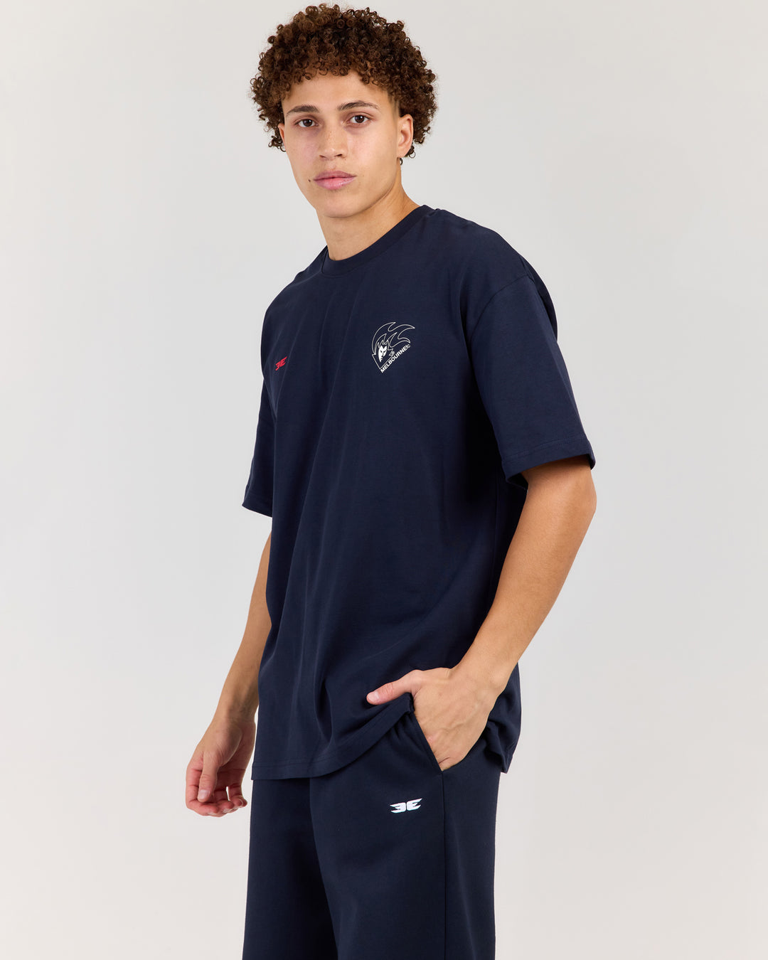 AFL x EE Oversized Tee - Melbourne – Elite Eleven