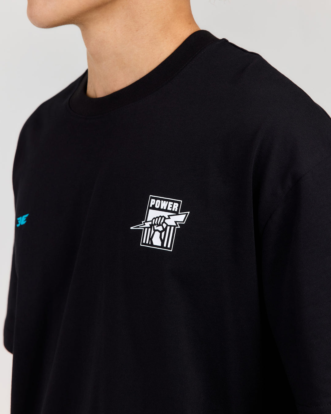 AFL x EE Oversized Tee - Port Adelaide – Elite Eleven
