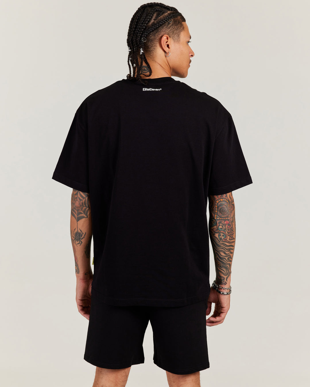 Men's Oversized Clubhouse Tee - Black – Elite Eleven