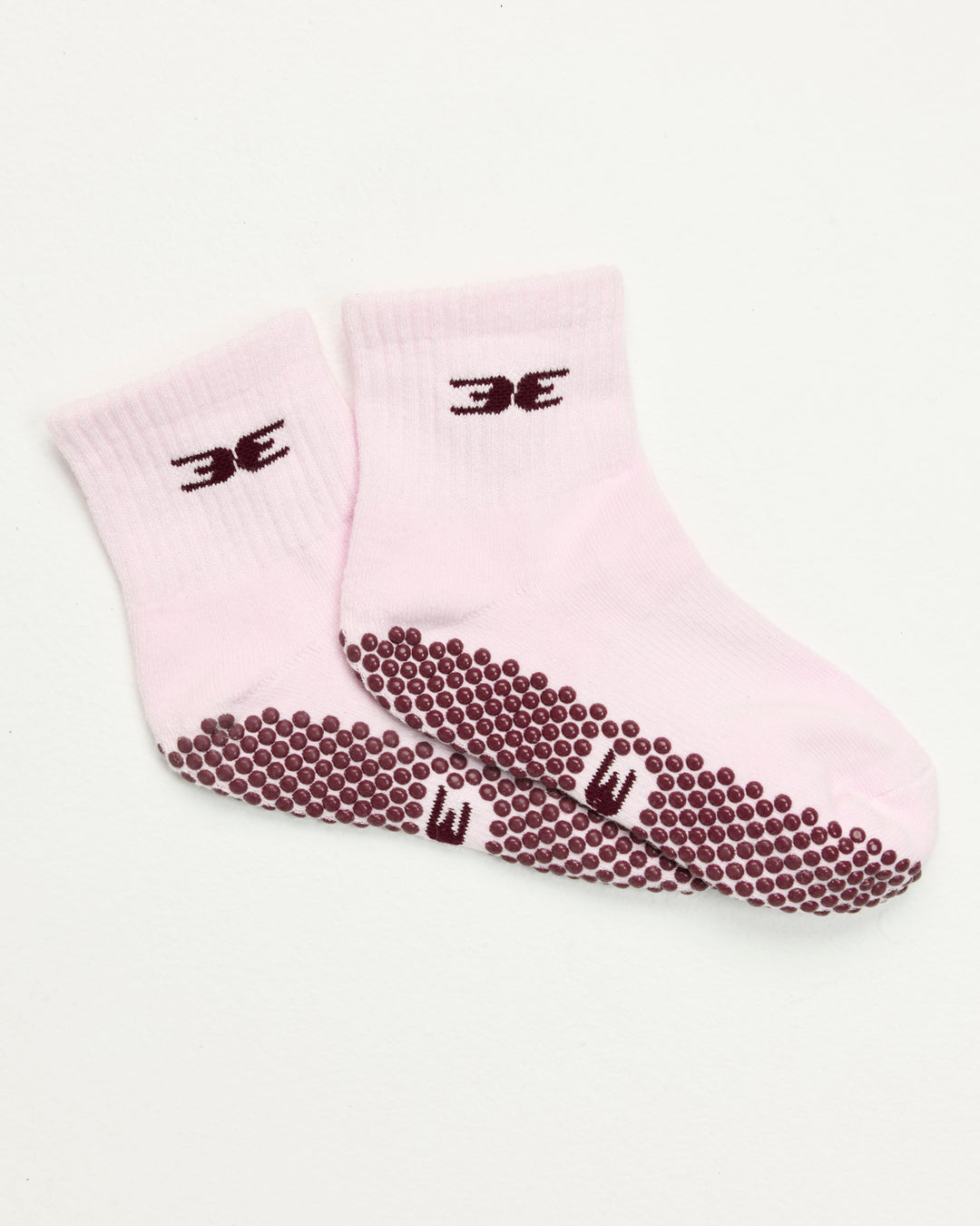 EE Mid Crew Grip Socks - Candy Pink/Cherry Cola – Elite Eleven