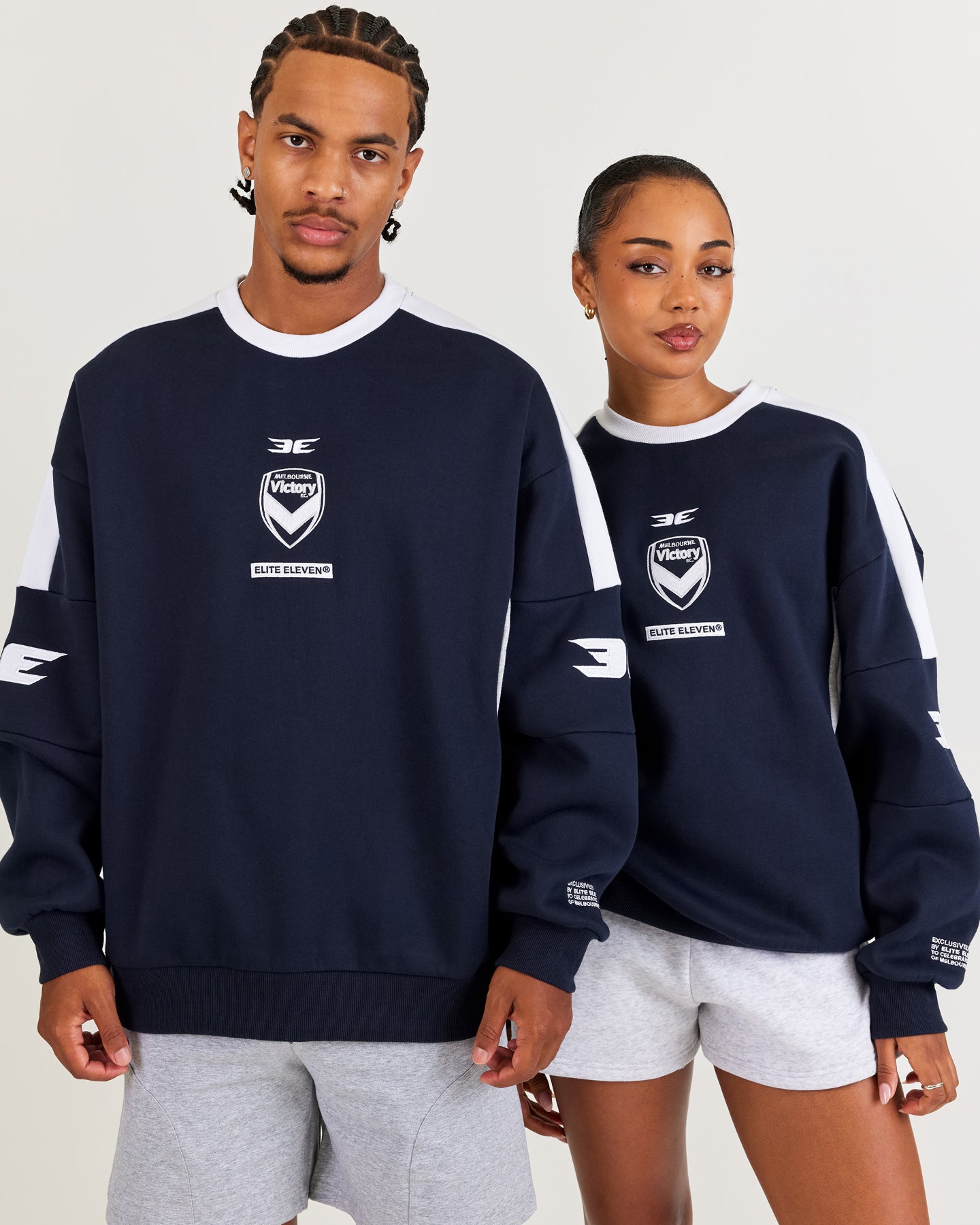 MVFC Anniversary Crewneck - Navy / White – Elite Eleven
