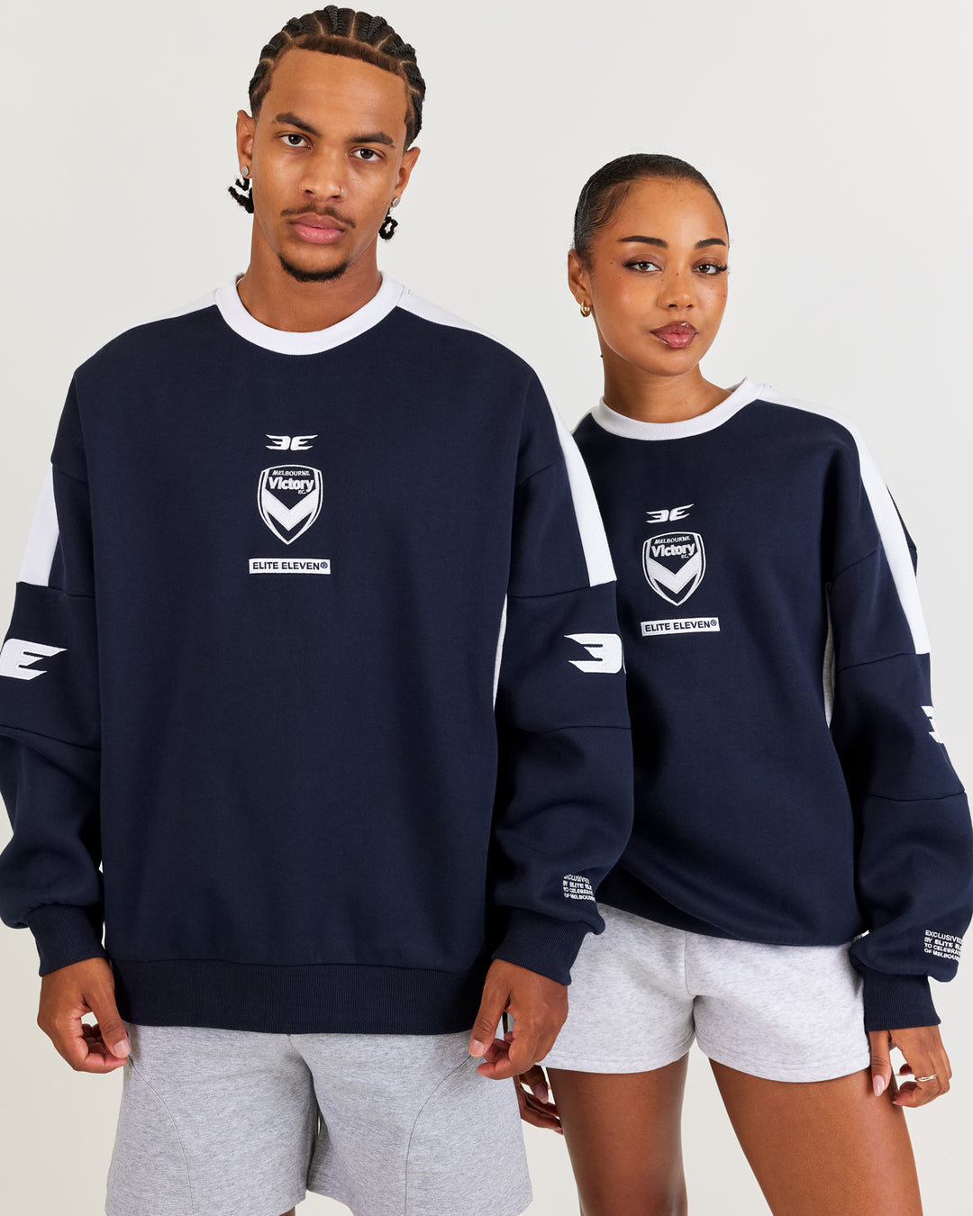 MVFC Anniversary Crewneck - Navy / White – Elite Eleven
