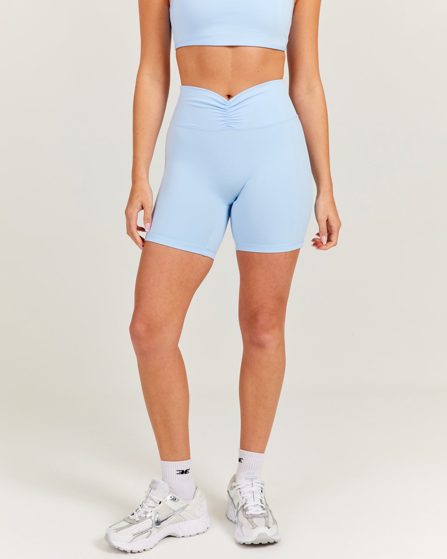 Front Scrunch Shorts - Blue – Elite Eleven