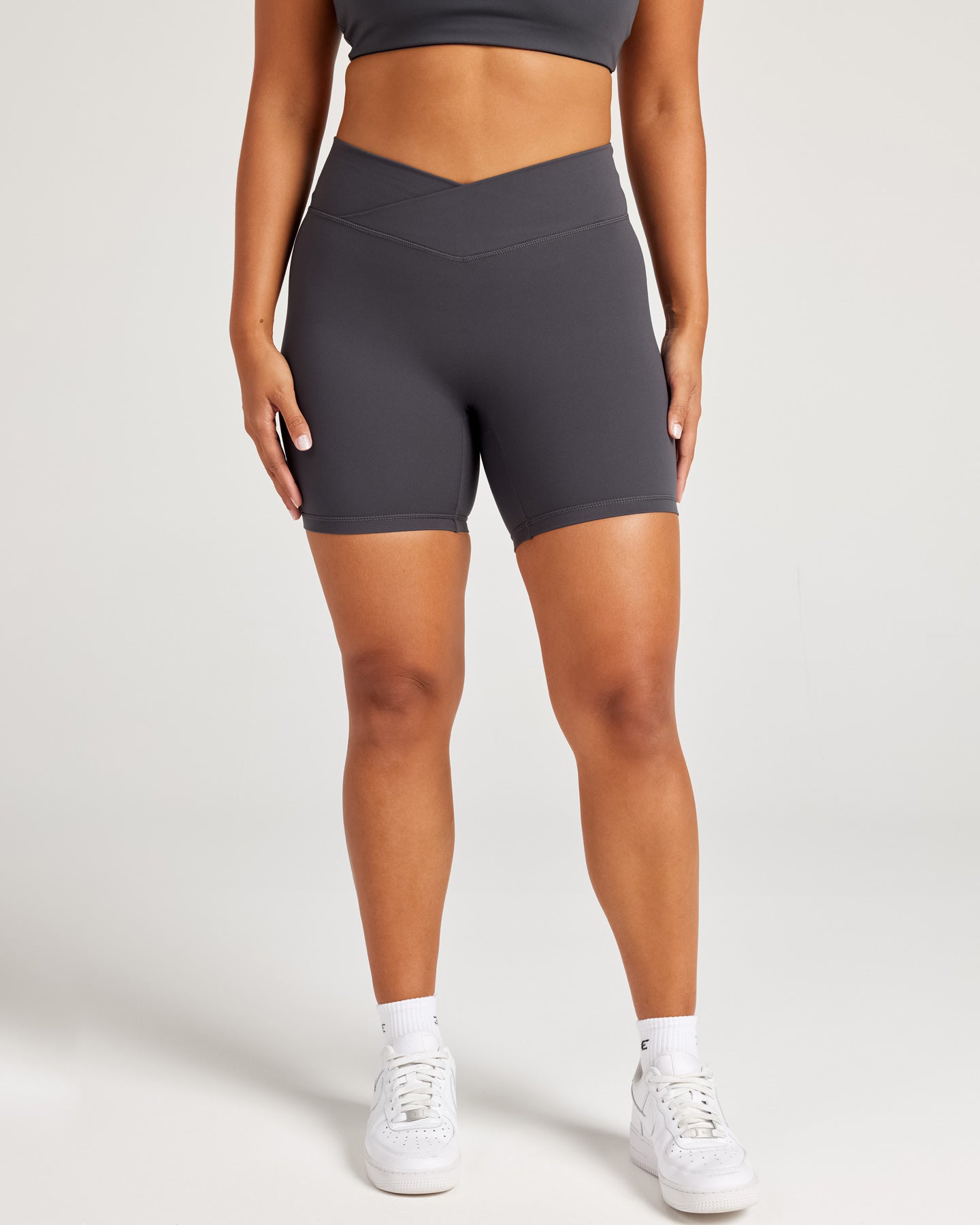 Cross Over Shorts - Charcoal – Elite Eleven