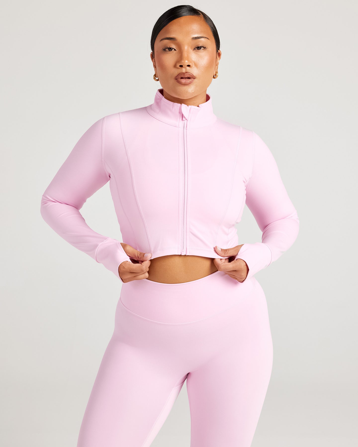 Cropped Aura Jacket - Candy Pink – Elite Eleven