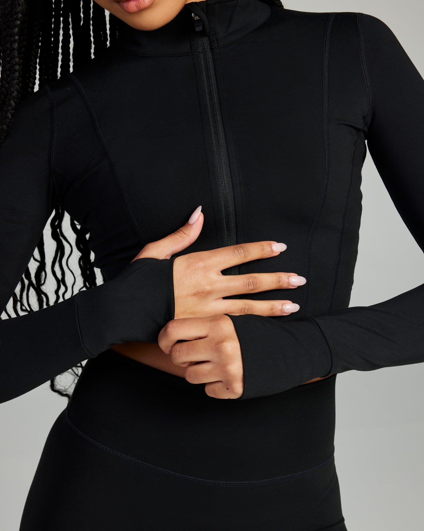 Cropped Aura Jacket - Black – Elite Eleven