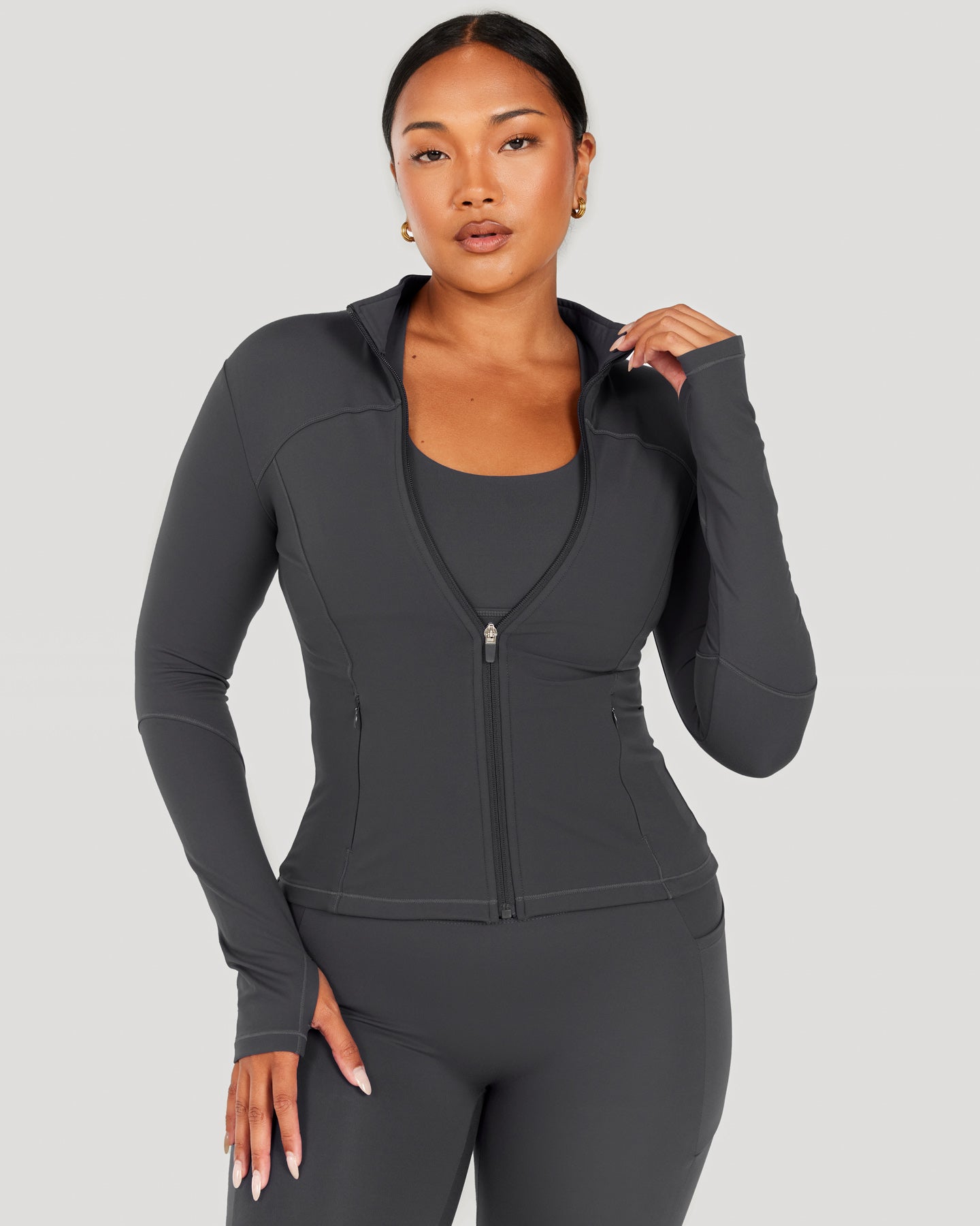 Aura Jacket - Charcoal – Elite Eleven