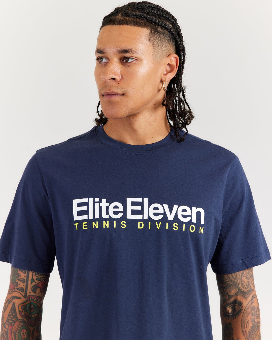 Men's Tennis Lite Tee - Navy – Elite Eleven