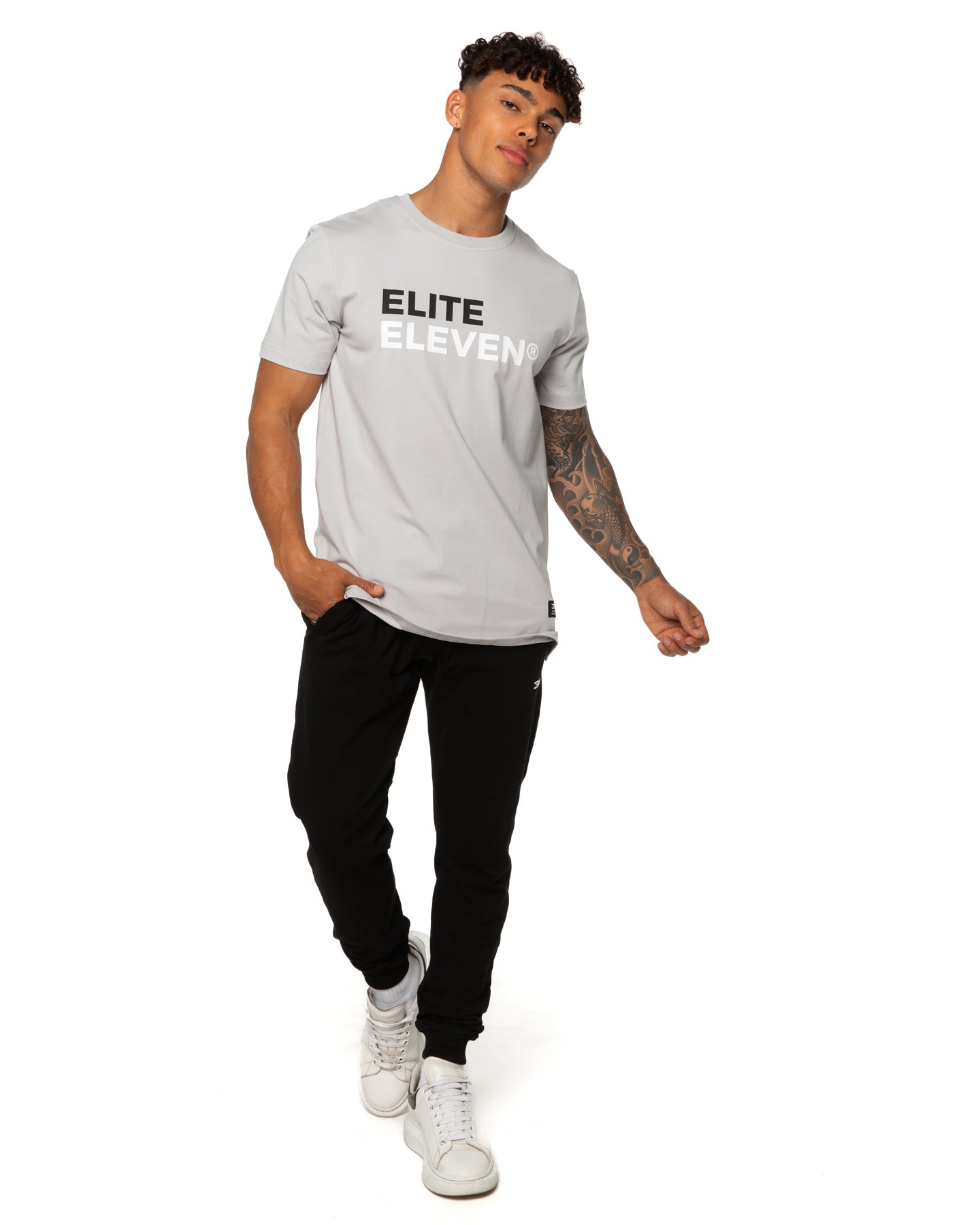 Stack Registered Tee - Light Grey – Elite Eleven