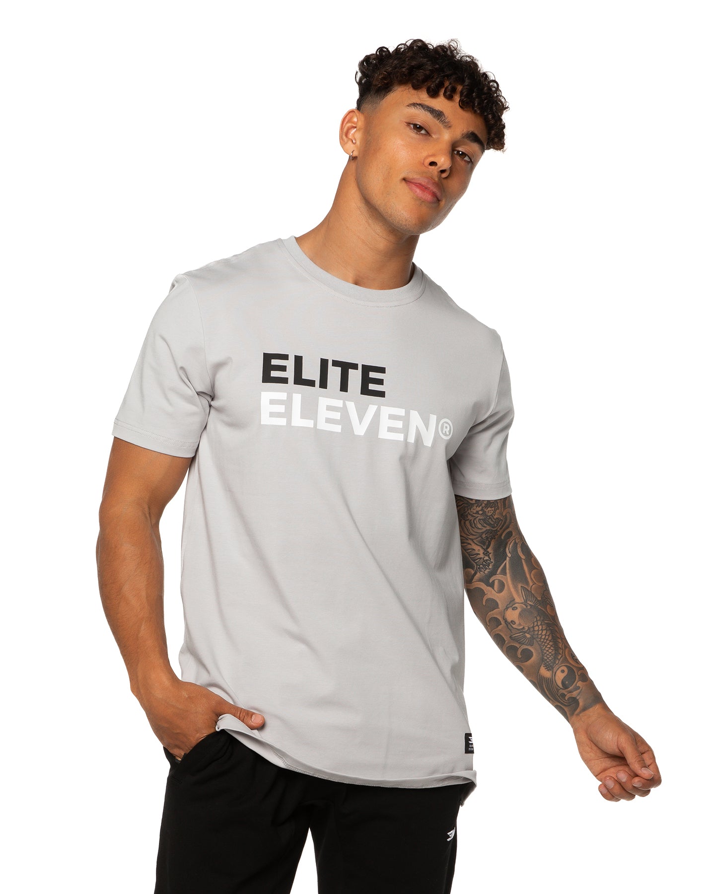 Stack Registered Tee - Light Grey – Elite Eleven